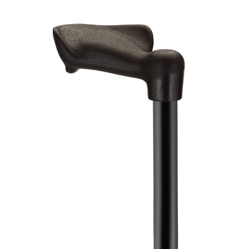 NOVA 2061BK-R CANE, ANATOMICAL RIGHT, BLACK | WILLIAMS MEDICAL SUPPLY, INC